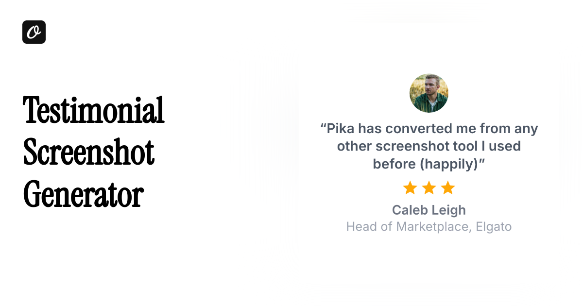 Testimonial Screenshot Generator (Free) — Orshot